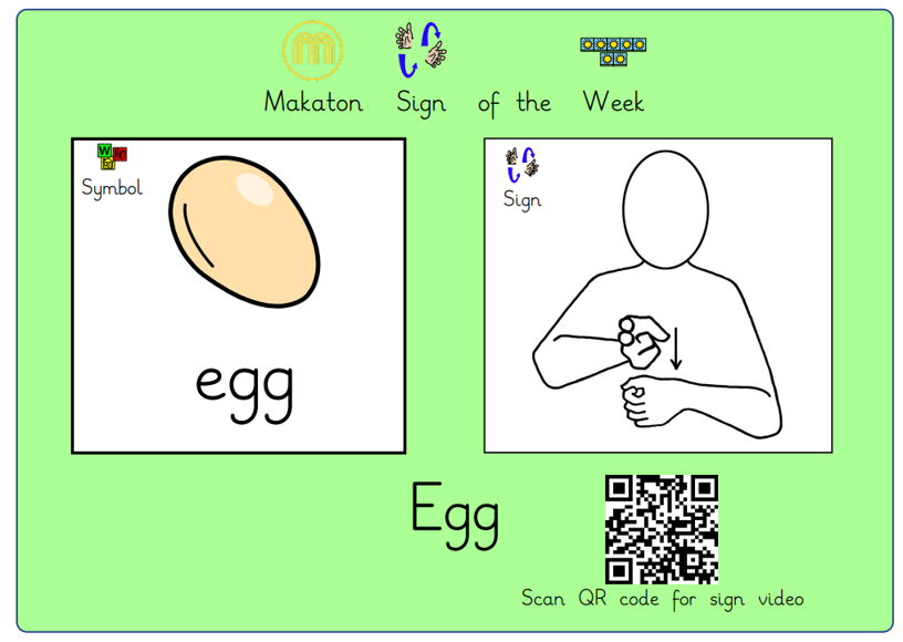 Makaton sign of the week: Egg 27 March 2023 - News - Bradstow School
